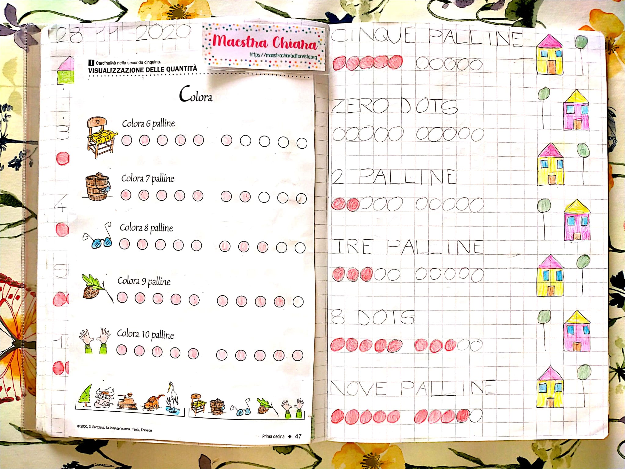 Classe prima: numeri ordinali e cardinali - Maestra Chiara