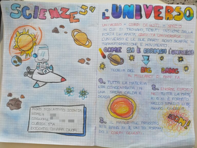 Scienze classe quinta - Maestra Chiara